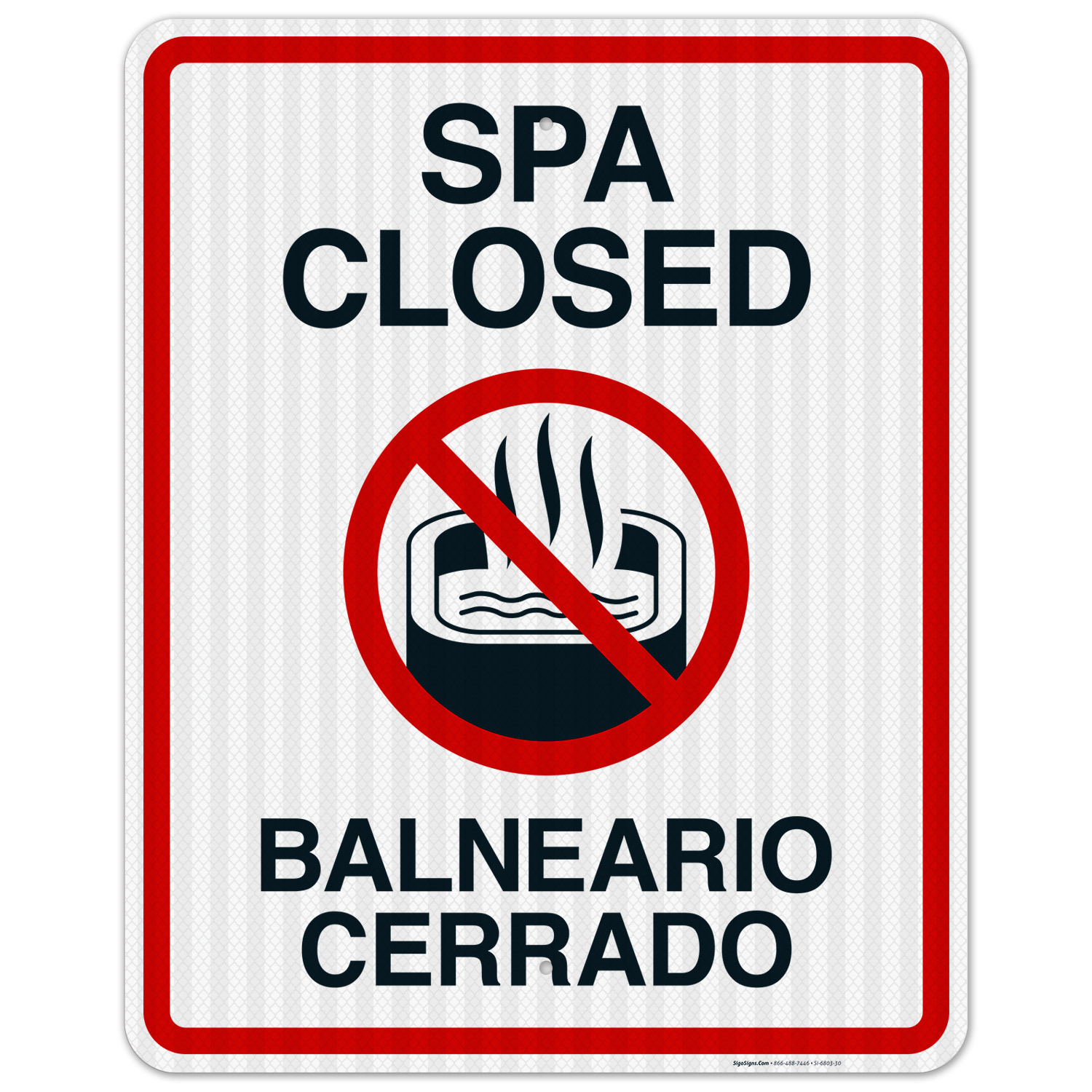 Spa Closed Sign, Pool Sign, - Walmart.com