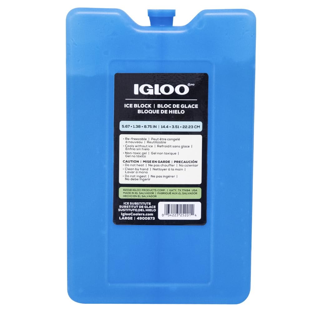 Paquete Ice Blocks Igloo Maxcold reutilizables para refrigeradores y ...