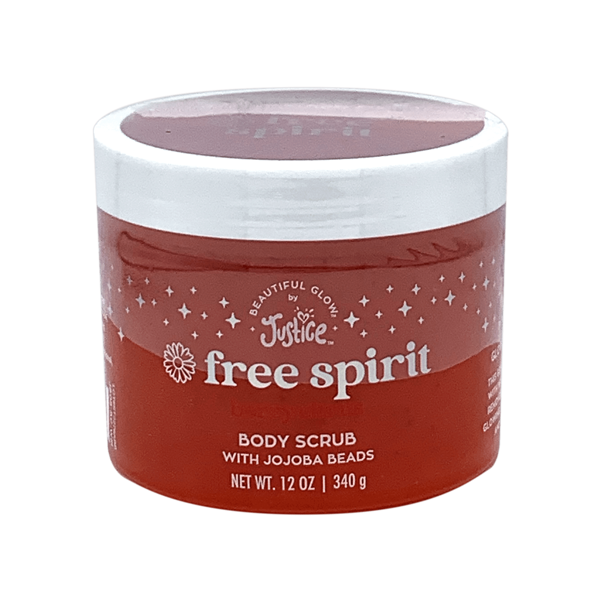 Beautiful Glow by Justice Body Scrub, Free Spirit Berry Citrus, 12 oz ...