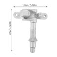 REOFLYUP Heavy Duty Plated Silver Trailer Door Lock with Anti Theft ...