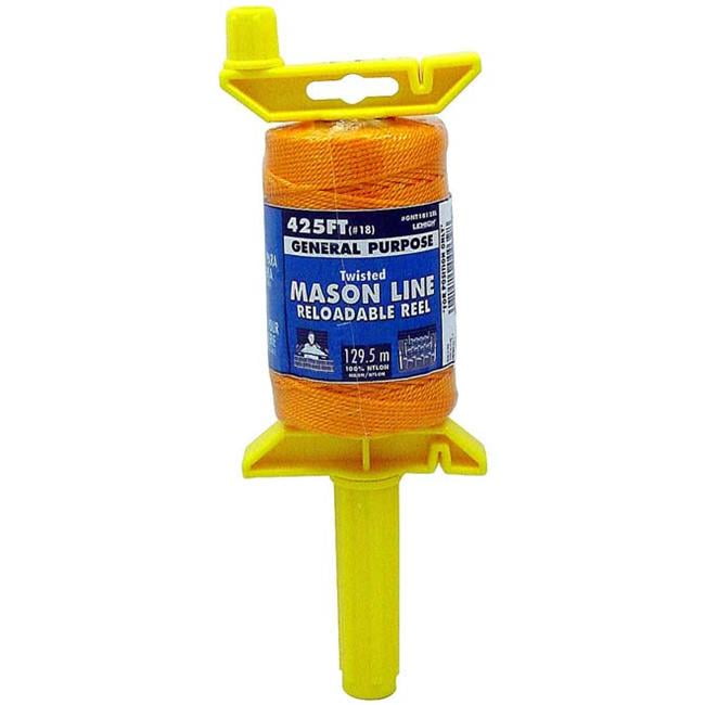 Lehigh Group 425ft. Gold Twisted Mason Line On Reloadable Reel 425ft ...