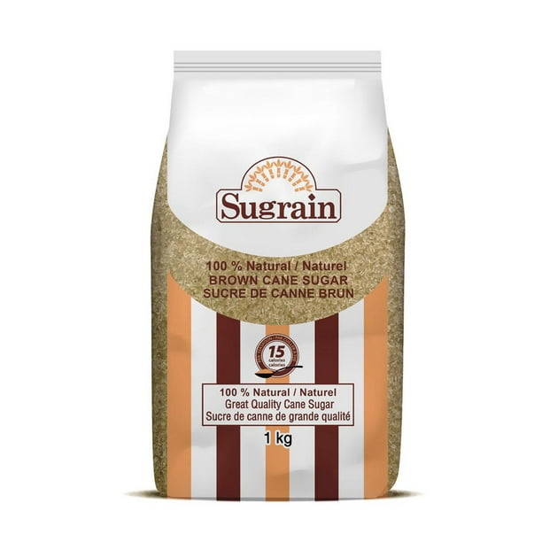 Sugrain Brown Cane Sugar, 1 kg - Walmart.ca