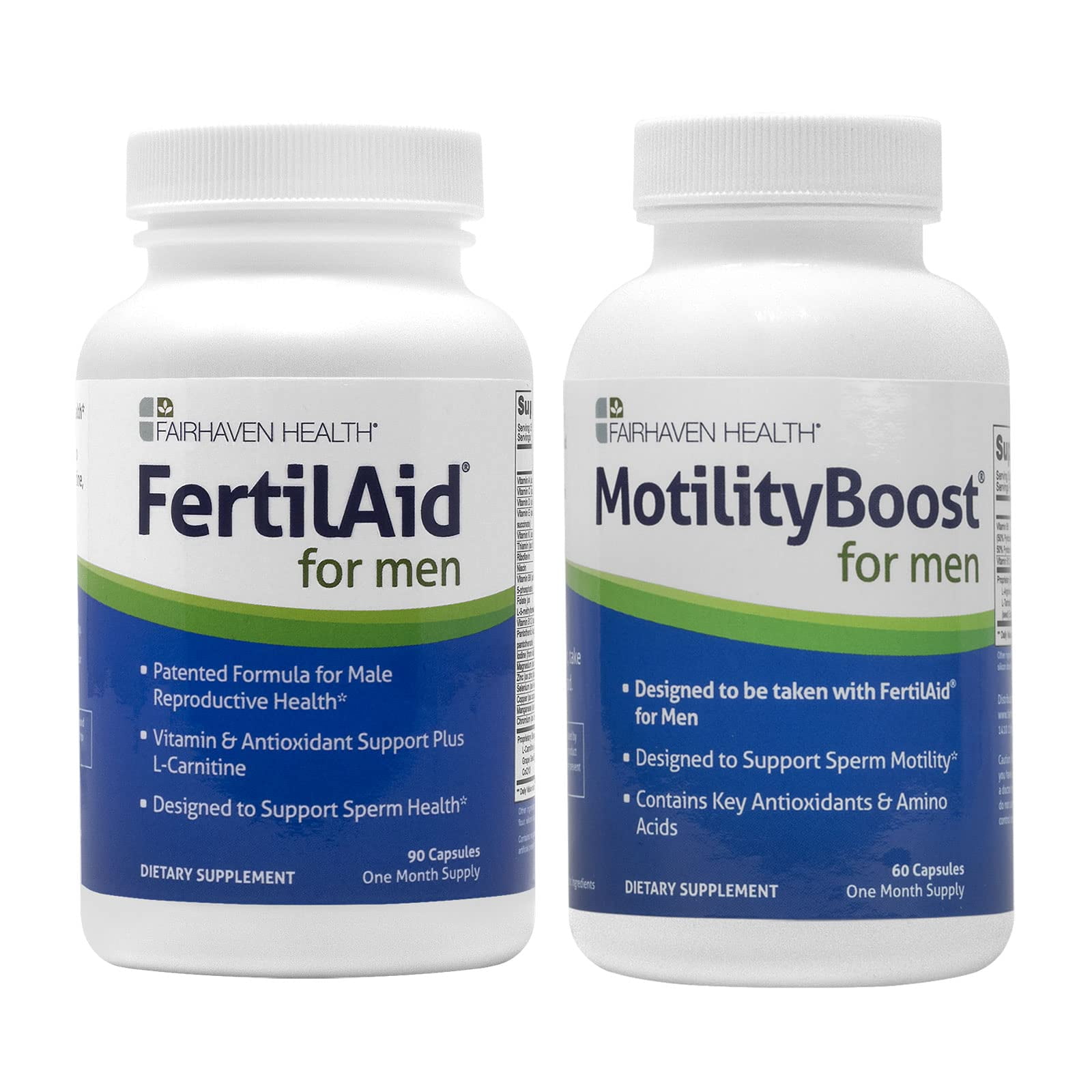 Suplemento Fairhaven Health FertilAid para hombres 150 cápsulas ...