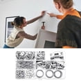 246Pcs Metal Picture Hanging Hook Kits Heavy Duty Picture Frames Hook ...