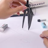 8 Pieces Math Geometry Kit Set Student Supplies with Shatterproof ...