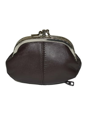 Real Coconut Shell Handbag or Coin Purse With Painted Flower - Walmart.com
