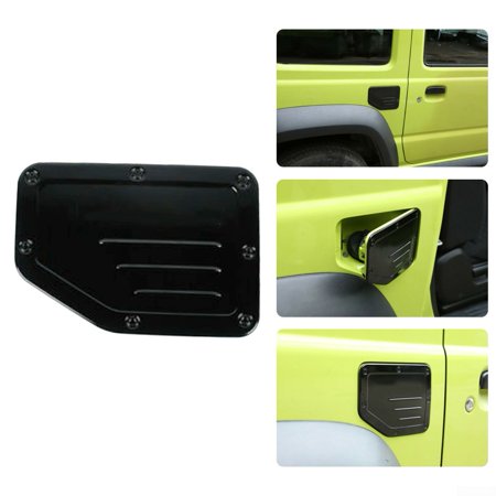 Black ABS fuel tank filler cap oil and gas cap trim for Suzuki JIMNY ...