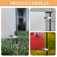 LABELEPH 40Pcs Garden Banner Clamps for Garden Flags Black Plastic Anti ...