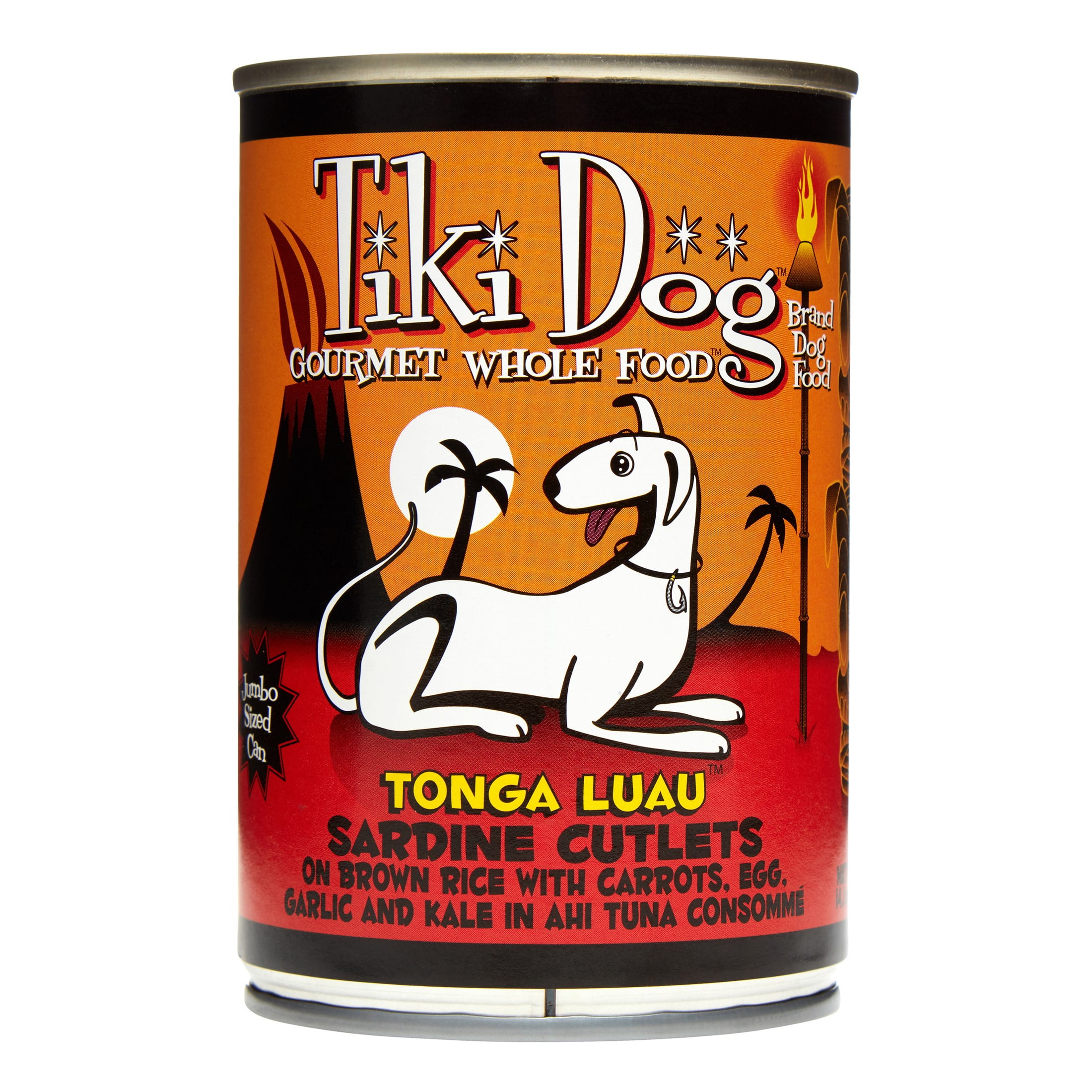 (12 Pack) Tiki Dog Tonga Luau Sardine Cutlets Wet Dog Food, 14.1 oz ...