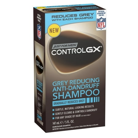 Just For Men Control GX Grey Reducing Anti Dandruff Shampoo, 5 Oz ...