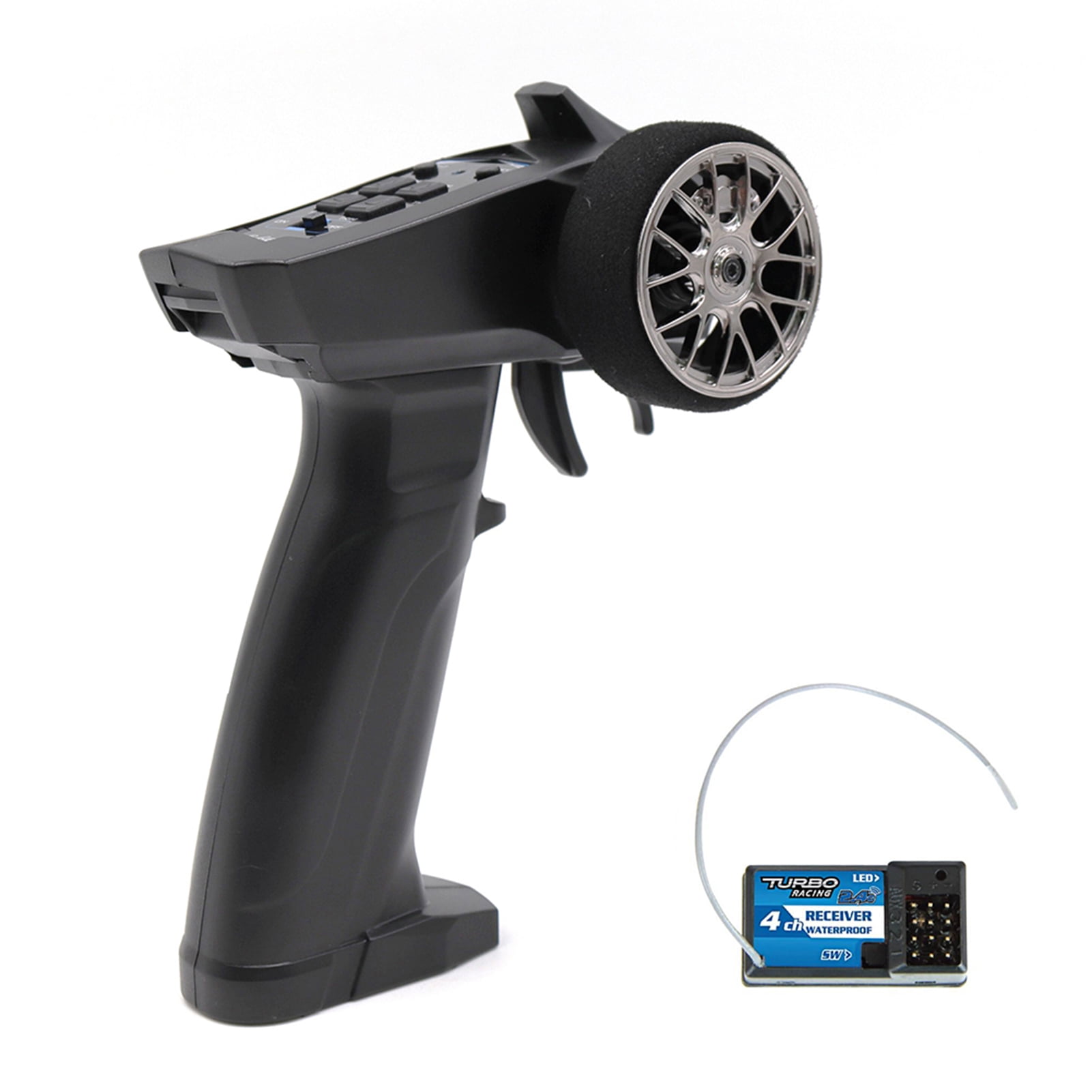 TURBO RACING 2.4GHZ 3 Canales Transmisor Control Remoto Radio 91803GVT ...