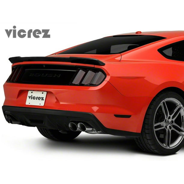 Vicrez Ford Mustang 2015-2017 VZ Style Carbon Fiber Rear Wing Spoiler ...