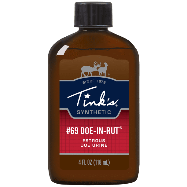 Tink's Synthetic #69 Doe-In-Rut Estrous Doe Urine 4 oz. - Deer Lure ...