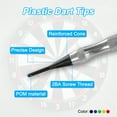 Uxcell Plastic Dart Tips, 50 Pack 2BA Thread Soft Dart Tips, Green ...