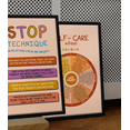 LOLUIS Stop Technique Poster, Boho Mental Health Posters, Therapist ...