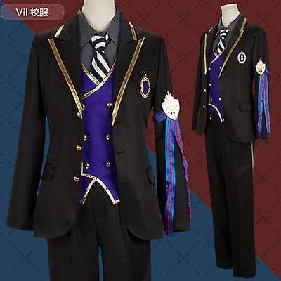 Men Game Twisted Wonderland Cosplay Costume Men School Uniforms Riddle ...