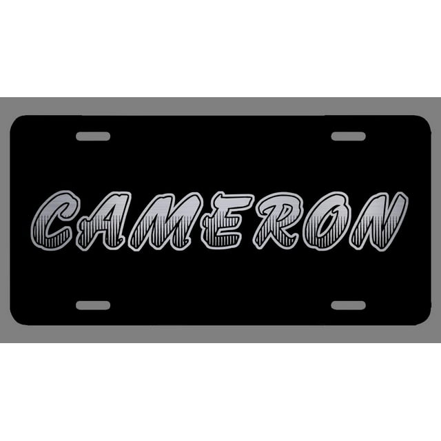 Cameron Name Etched Style License Plate Tag Vanity Novelty Metal ...