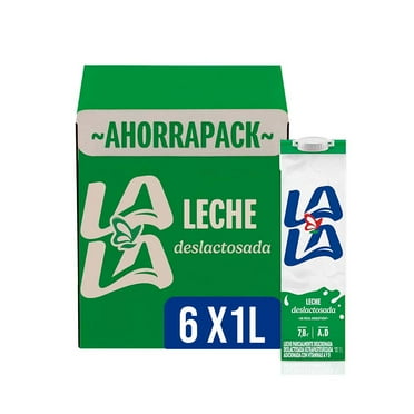 Leche Lala UHT deslactosada light 6 pack 1 l c/u | Walmart en línea