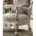 Traditional Metallic Silver 3Pcs Sofa Set Carved Wood Homey Design HD ...