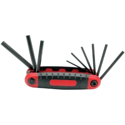 9 pc Folding Hex Key Set - SAE - Walmart.com