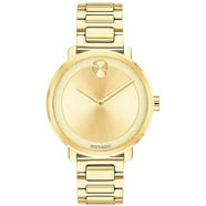Movado Bold Evolution Quartz Gold Dial Ladies Watch 3600822 - Walmart.com
