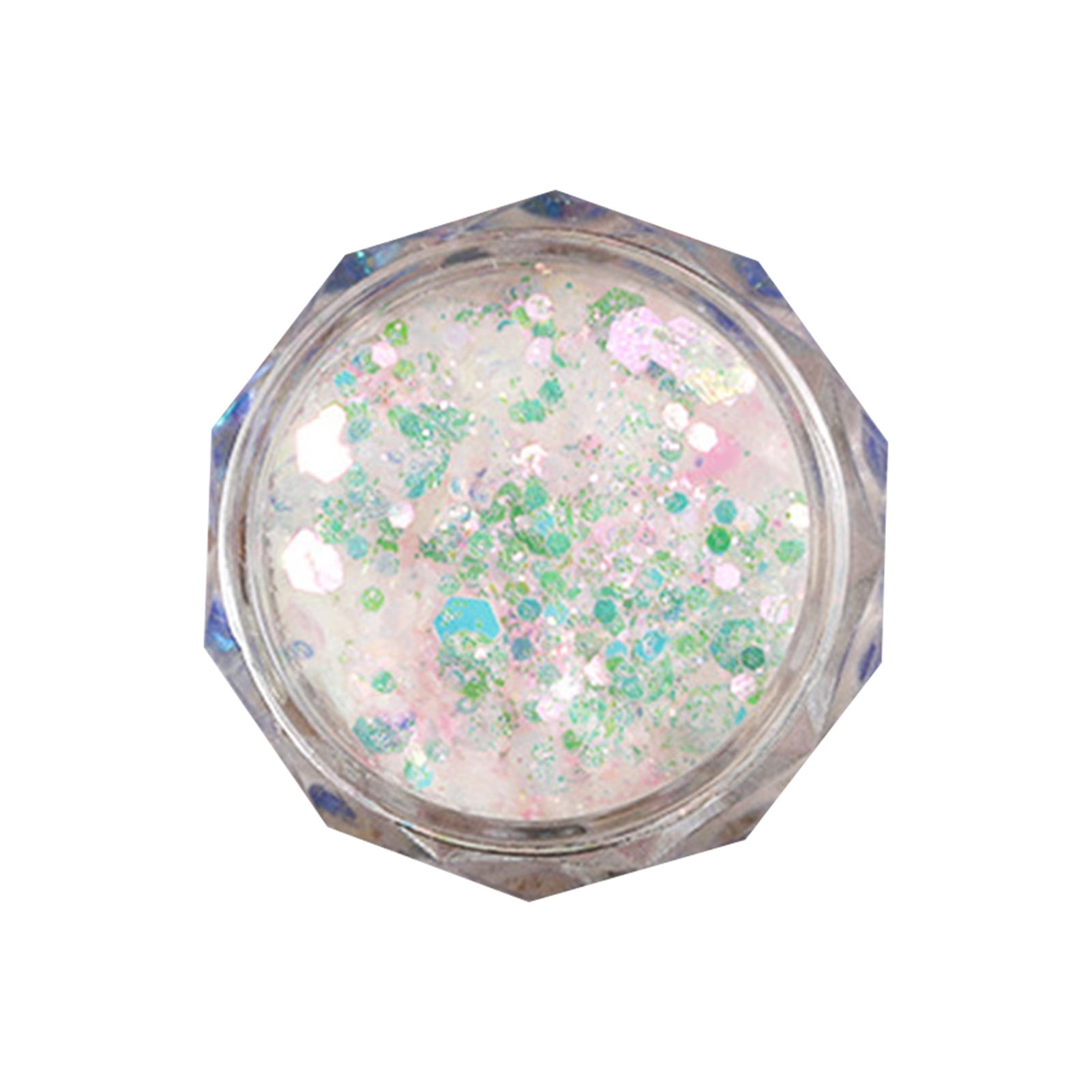 Hesroicy 1 Box Nail Art Sequin Shiny Effect Luminous High Gloss Non ...