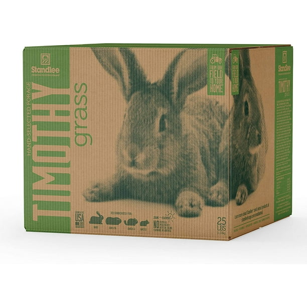 Standlee Hay Company Premium Timothy Grass Hand-Selected Forage, 25 lb ...