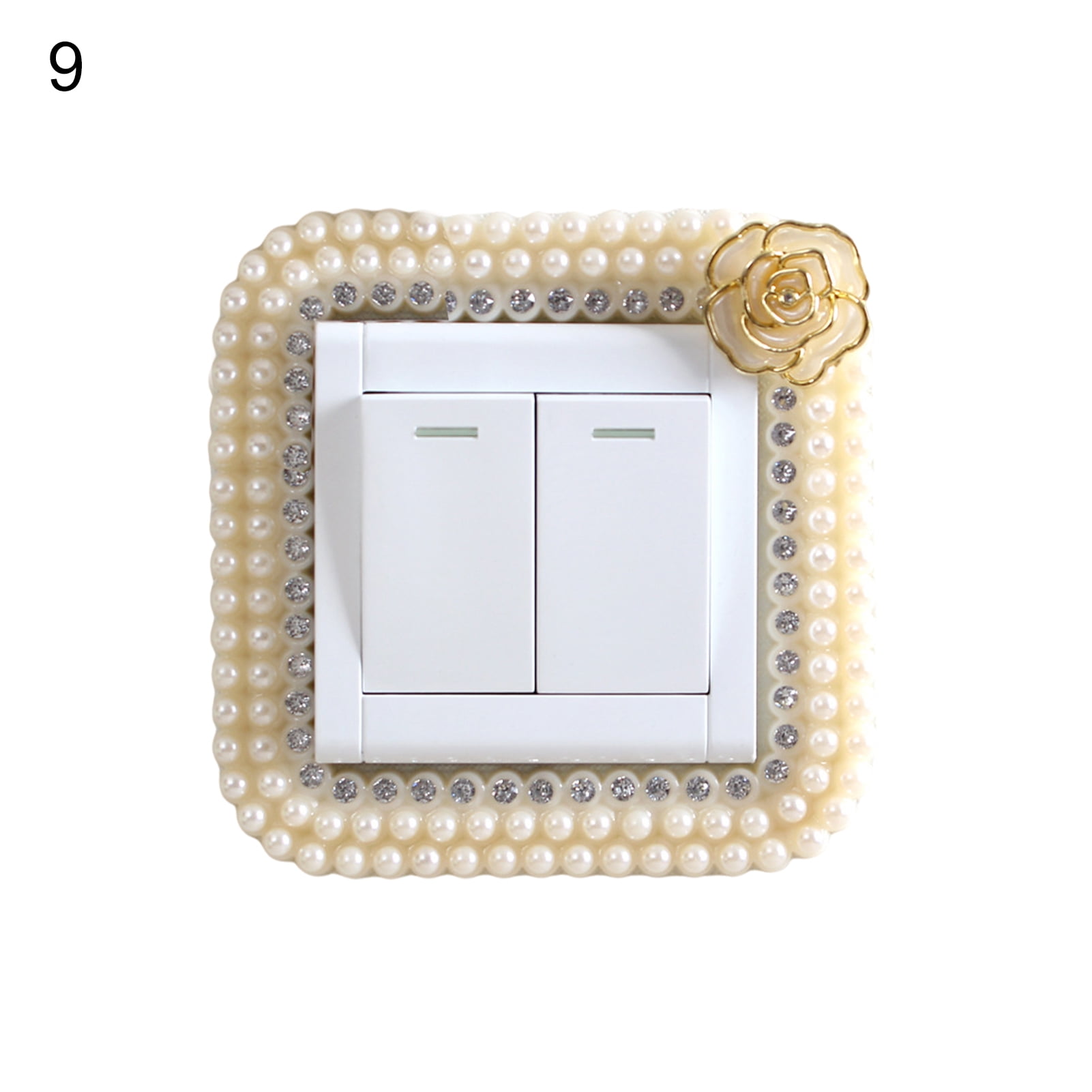 Princess Pink glitter butterfly jeweled light switch cover and electric ...