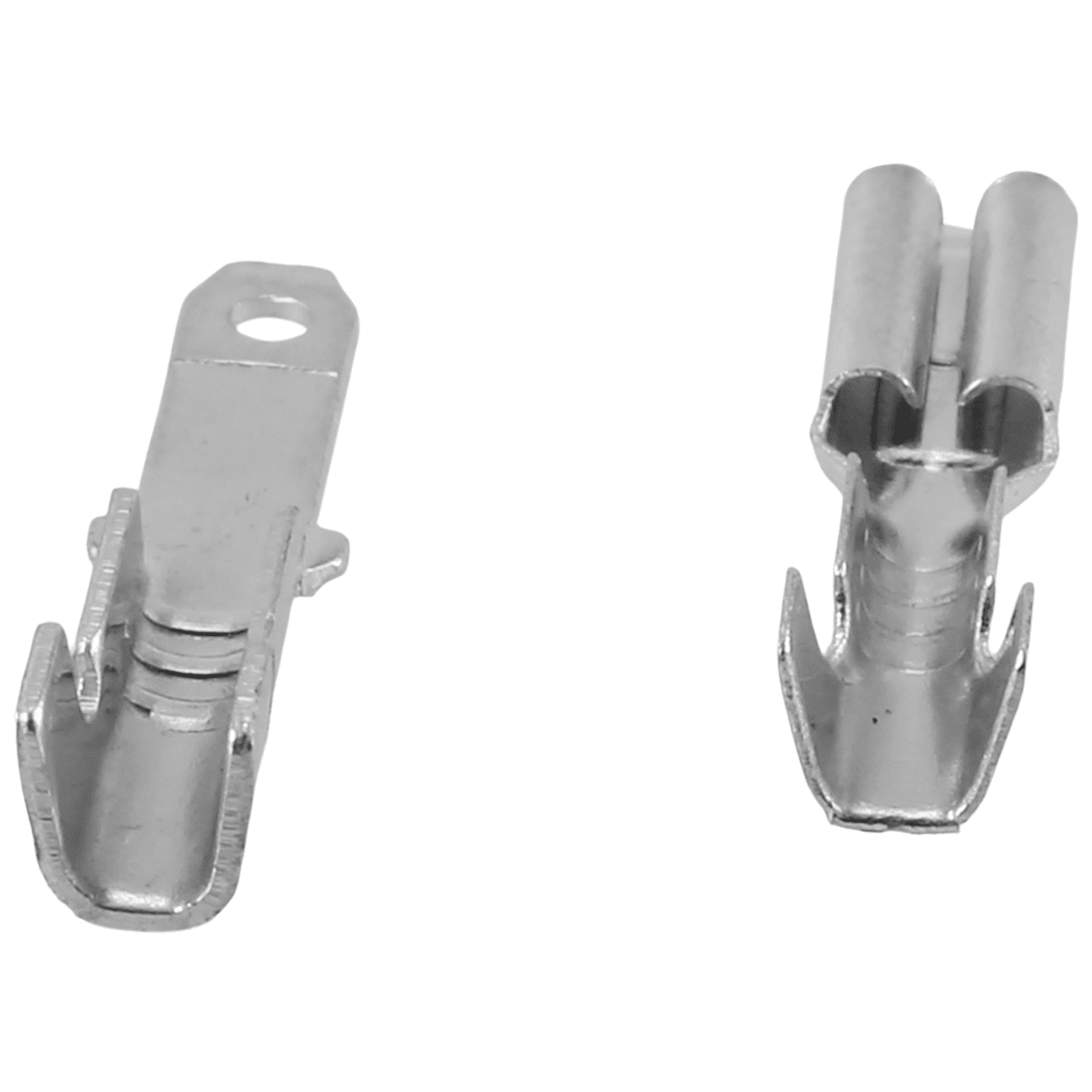 200PCS Male/Female Spade Crimp Terminals Electrical Insulating Sleeve ...