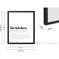 Dictionary Art Poster - Kitchen Definition, Heart Of Home, Simple ...