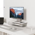Fenge Acrylic Monitor Stand Riser - 23.6 Clear Acrylic Stand - Walmart.com