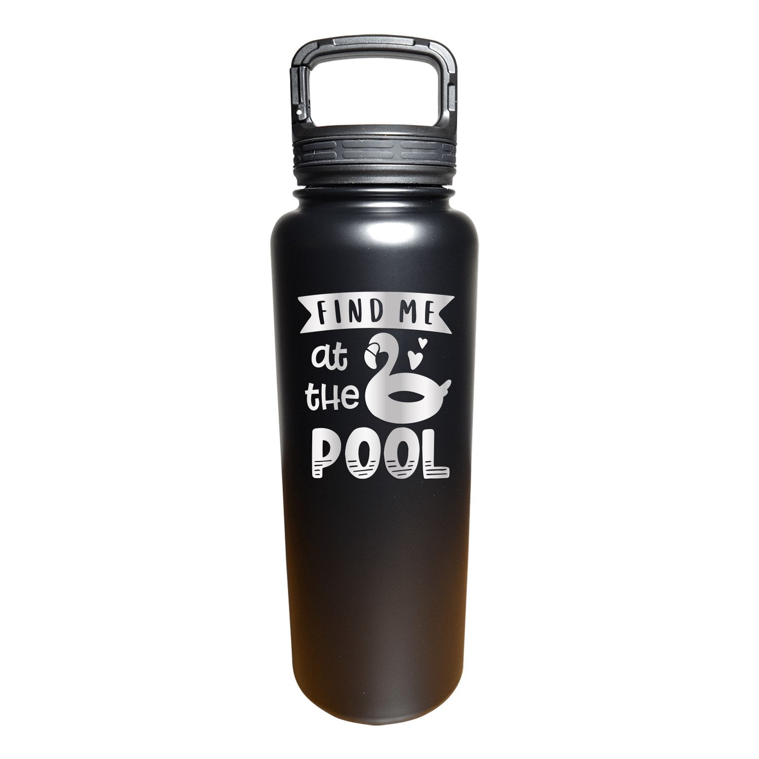 Find Me At The Pool - Engraved Tumbler Wine Mug Cup Unique Funny ...