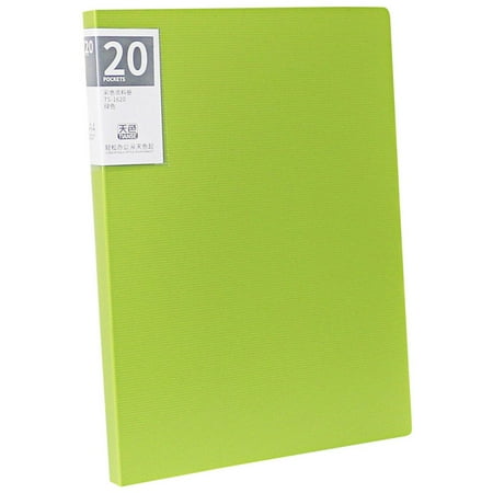 TIANSE 20 Pages A4 Multilayer File Folder Colorful Insert Student Music ...