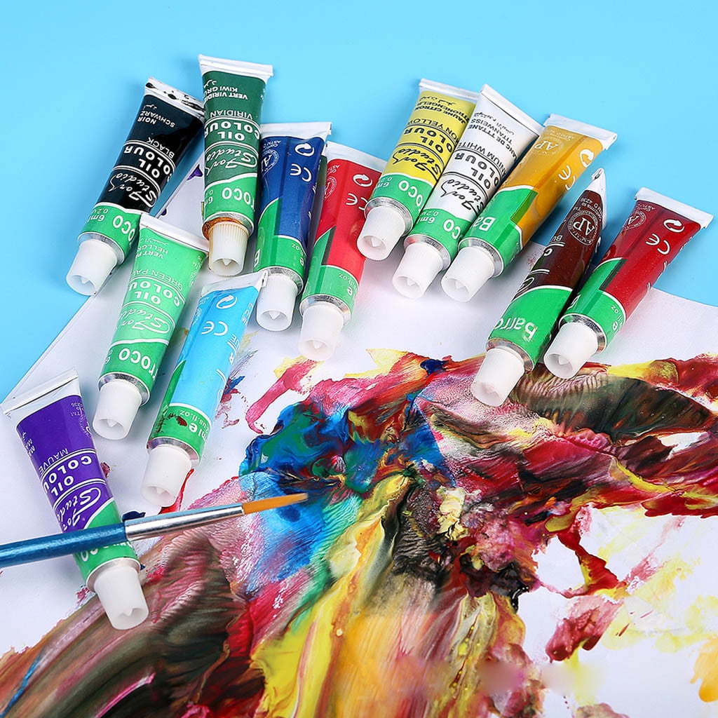 Click here for Huasheng 12 Colors Oil Paint 6ml With Drawing Pigm... prices