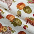 Thanksgiving Country Pumpkin Farm Rectangle Vinyl Tablecloth with ...