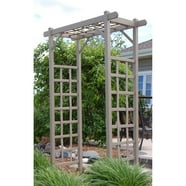 Plow & Hearth Montebello Scrollwork Metal Garden Arbor - Walmart.com