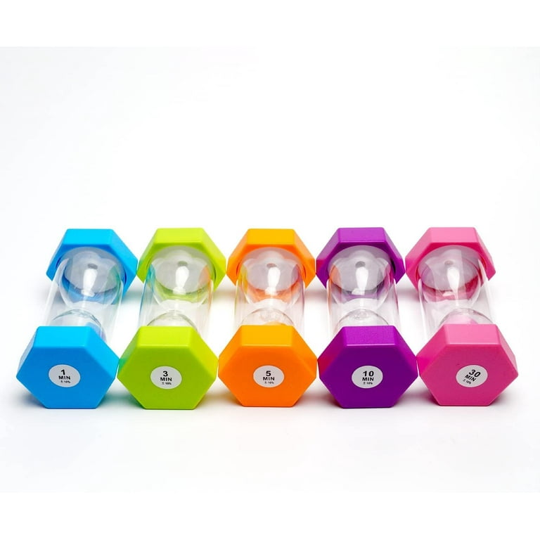 Colorful Hourglass Timers 48 Pack Colorful 2-Minute Sand Timers - Fun ...