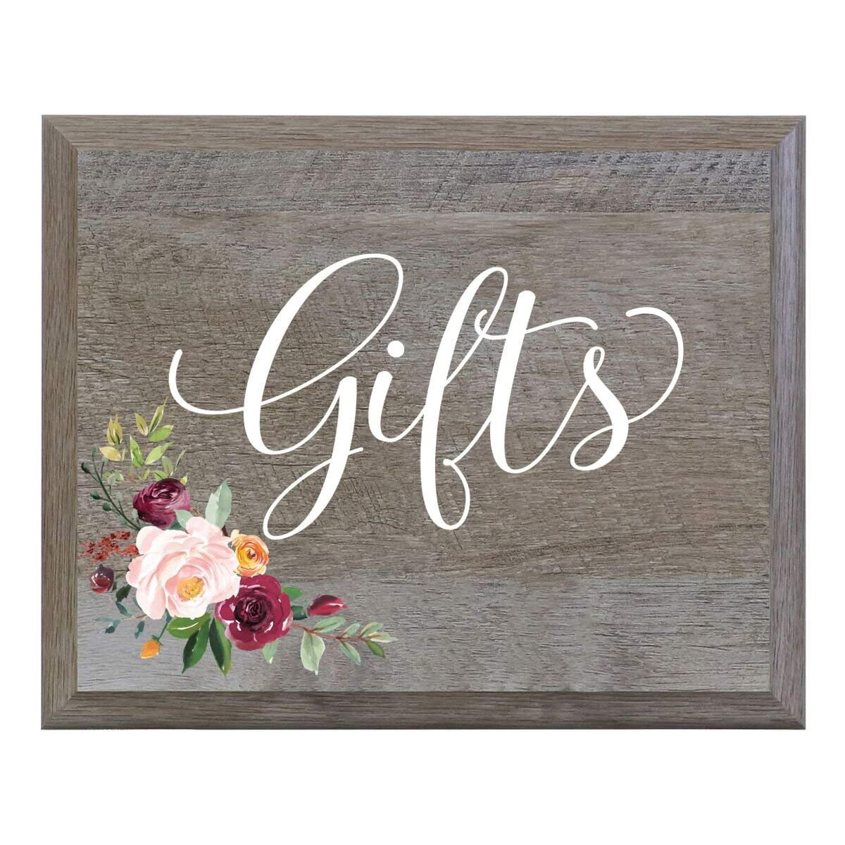 "Gifts" Decorative Wedding Signs for Ceremony and Reception - Walmart.com
