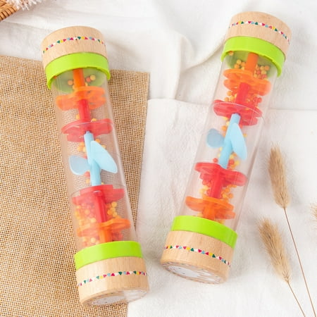 piece Rain Stick, Mini Musical Rattle, Red Wooden Toy | Walmart Canada