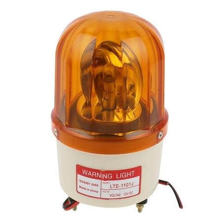 Yellow Rotary Emergency Light Industrial Warning Lamp DC 12V LTE-1101J ...
