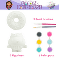 Gabby’s Dollhouse Figurines DIY Paint Set Arts and Crafts for Kids ...