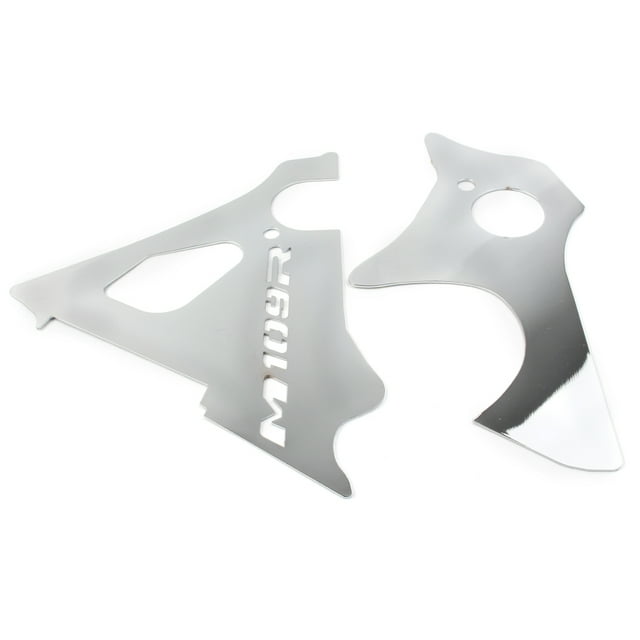 NS Motorcycle Engine Side Covers Frame Fillers Keyhole Aluminum Chrome ...