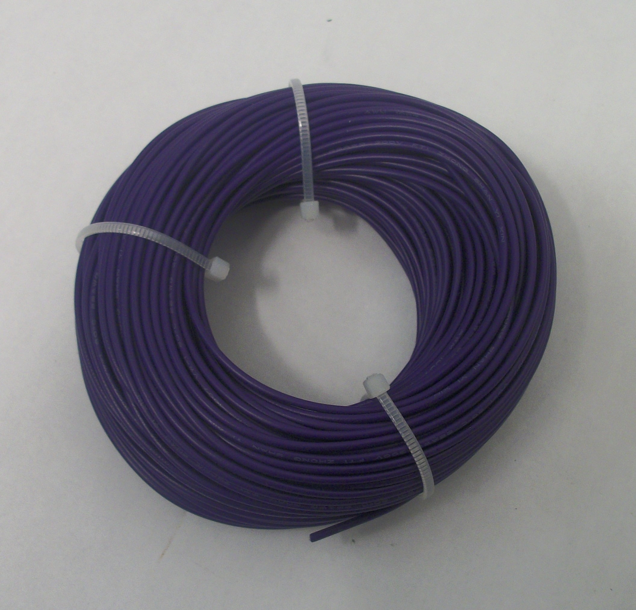 22 AWG tinned copper stranded hook up wire, 100 feet per violet Purple ...