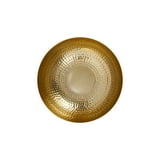 Creative Co-Op Round Hammered Metal Bowl, Gold Finish - Walmart.com