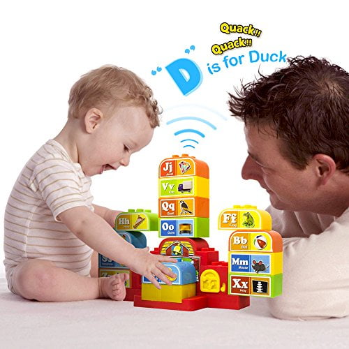 Talking ABC Blocks Alphabet Learning - Plastic Blocks with Audio. for 2 ...