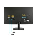 onn 24" FHD (1920 x 1080p) 100hz Office Monitor with 6.07 ft HDMI Cable ...