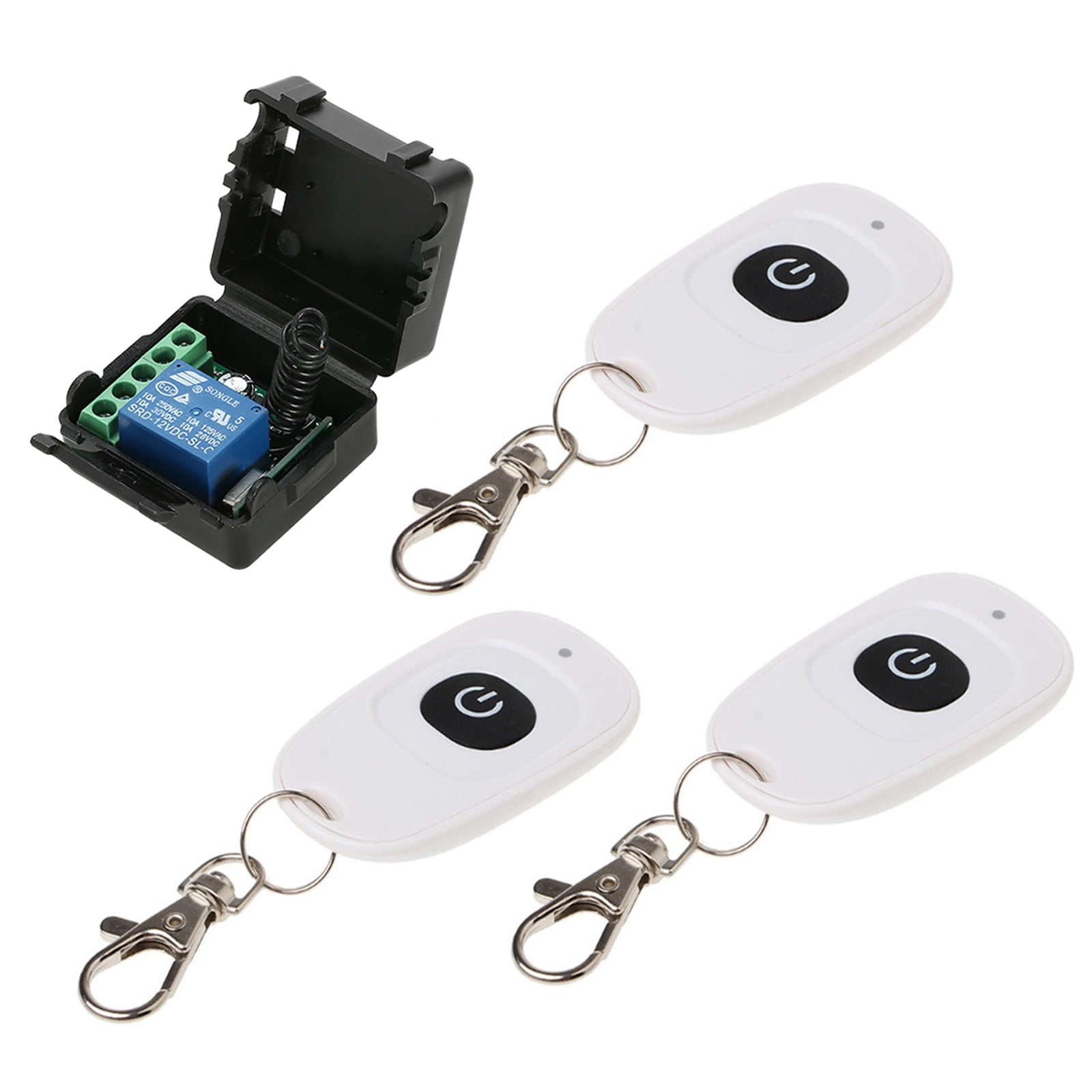 Smart Home 433Mhz DC 12V 1CH Interruptor remoto inalámbrico Receptor de ...