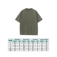 Army Green Washed Cotton Skeleton Hand Butterfly Graphic T-Shirt ...