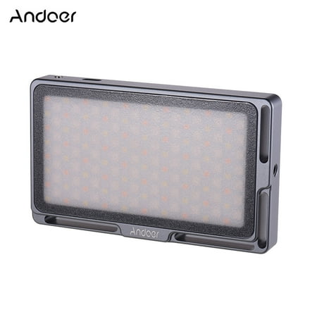 Andoer Portable RGB LED Video Light Panel Dimmable 2500K-8500K Mini ...