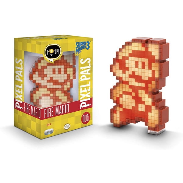 Super Mario Bros 3 Fire Mario Pixel Pal Light Up Figure - Walmart.ca